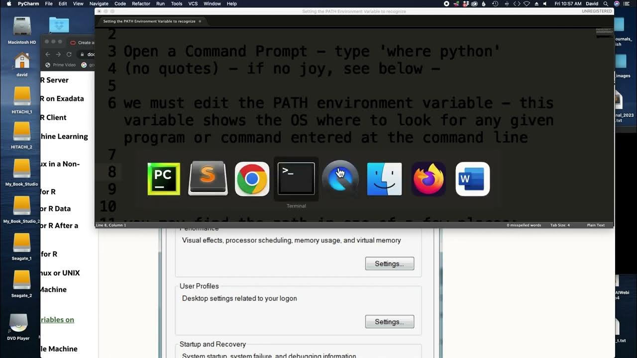 Setting the PATH Environment Variable on Windows - YouTube