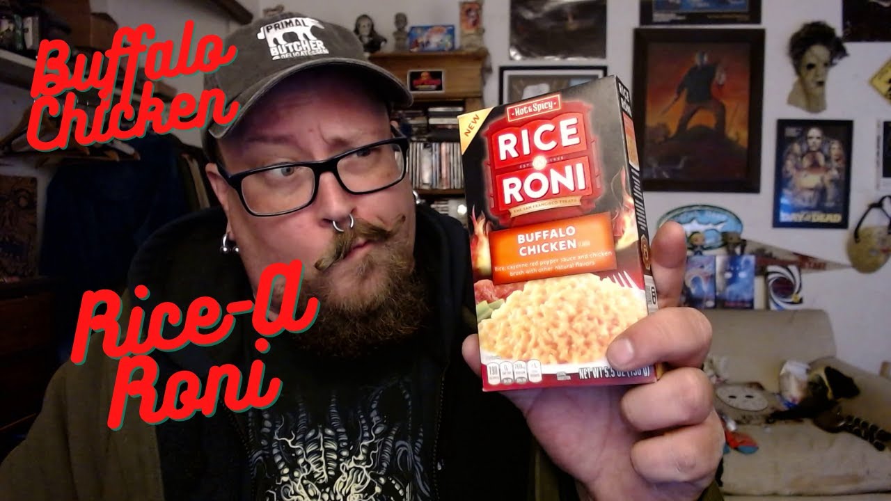 Buffalo Chicken Rice A Roni Review! - YouTube
