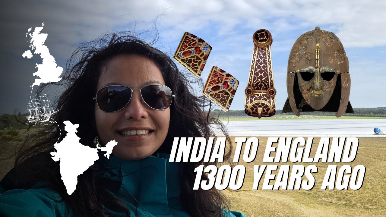 Why did Sutton Hoo in England have Indian gems? Culture vlog - YouTube