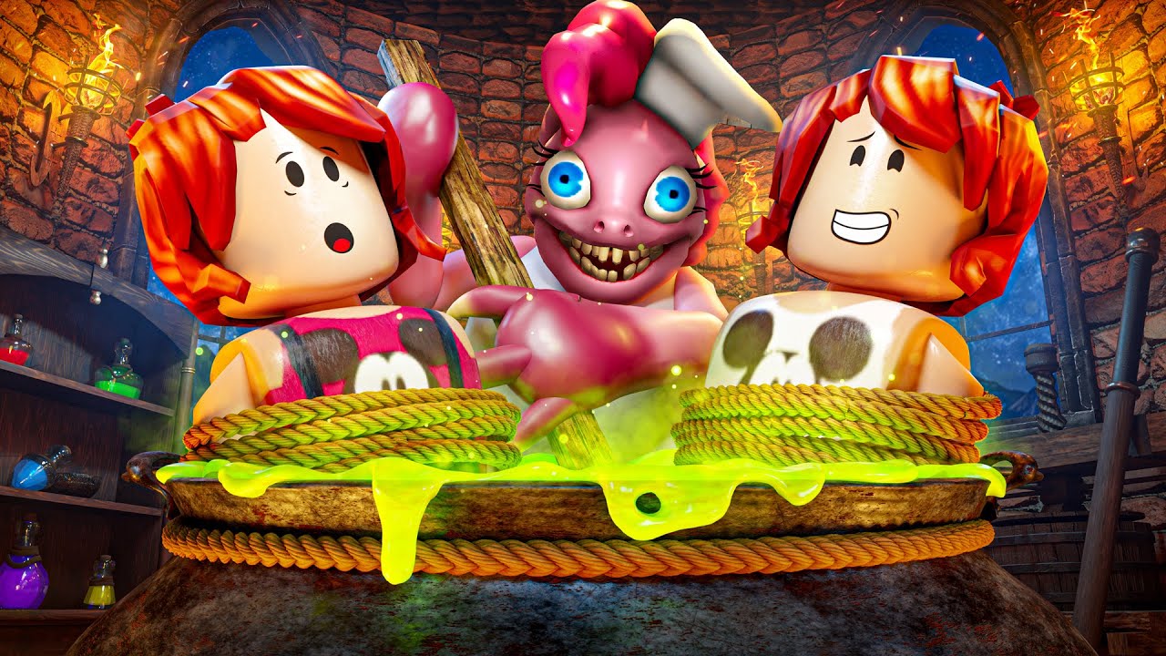 A PINKIE PIE VIROU COZINHEIRA NO ROBLOX! - YouTube