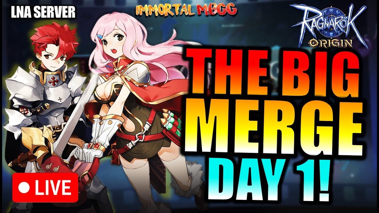 4 SERVERS MERGED!! EXCITEMENT LVL100! - RAGNAROK ORIGIN : ROO - YouTube