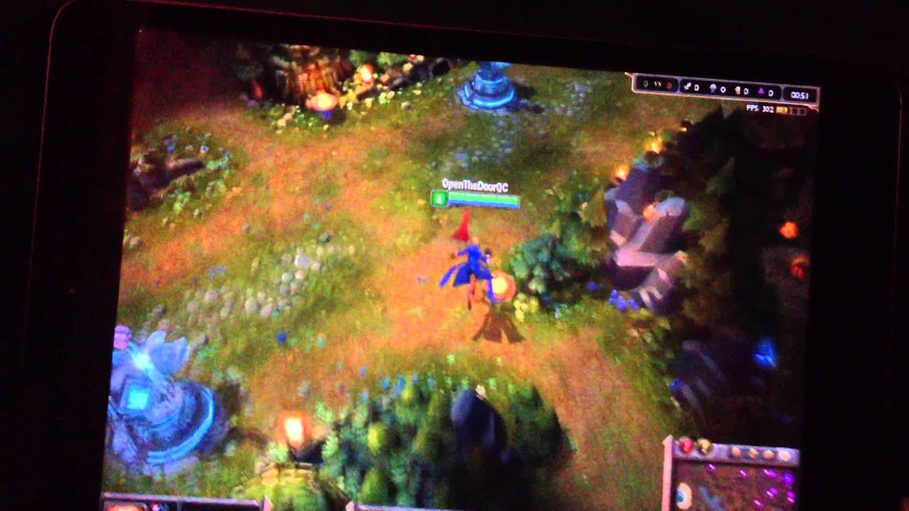 League of Legends - Ipad Mini via Remote Desktop - YouTube
