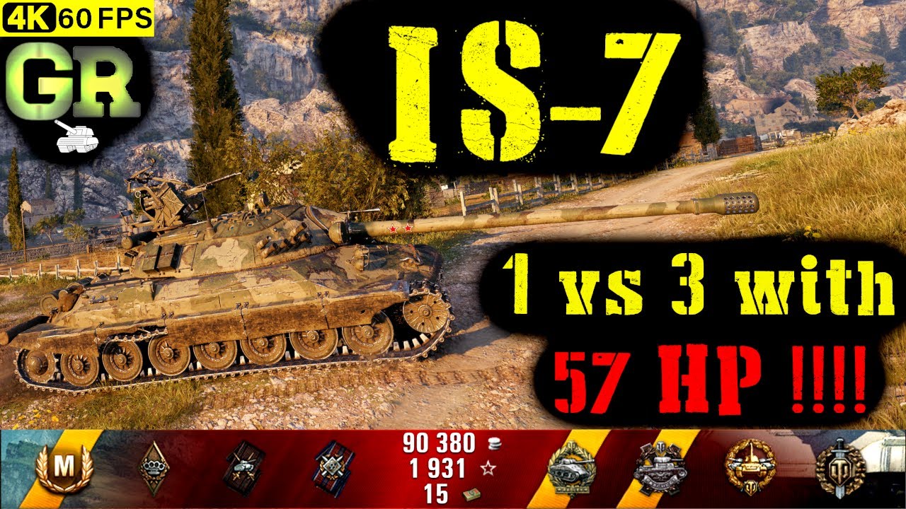 World of Tanks IS-7 Replay - 8 Kills 6.1K DMG(Patch 1.4.0) - YouTube