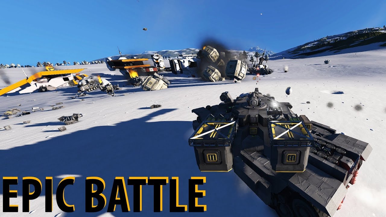 Space Engineers - Epic Ground to Air Battle, FINAL ASSAULT ( Part 2 ...