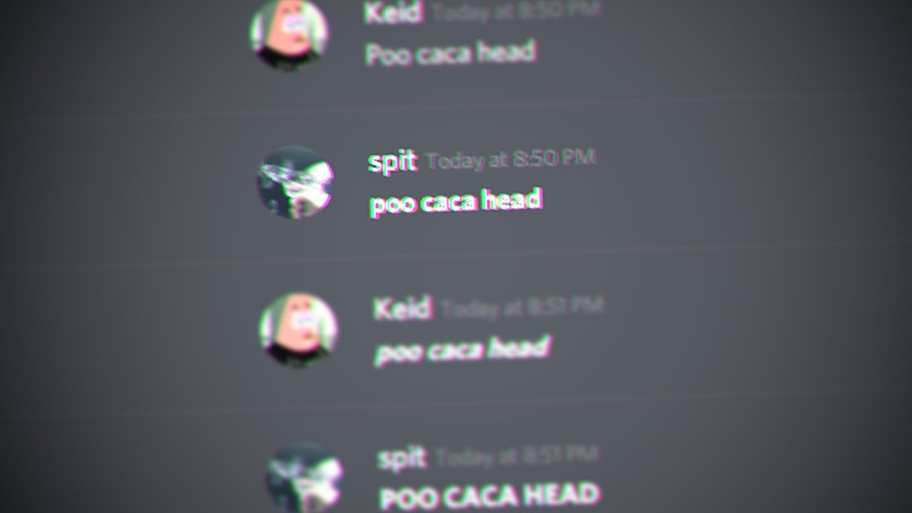 POO CACA HEAD ON DISCORD - YouTube