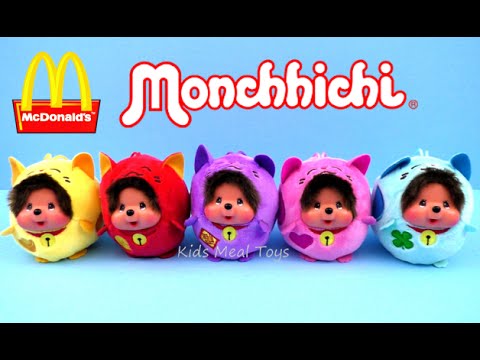 2016 MCDONALD'S MONCHHICHI SET 5 HAPPY MEAL KIDS TOYS YEAR OF THE ...