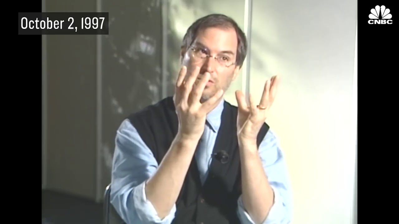 Steve Jobs 1997 Interview Defending His Commitment To Apple - YouTube