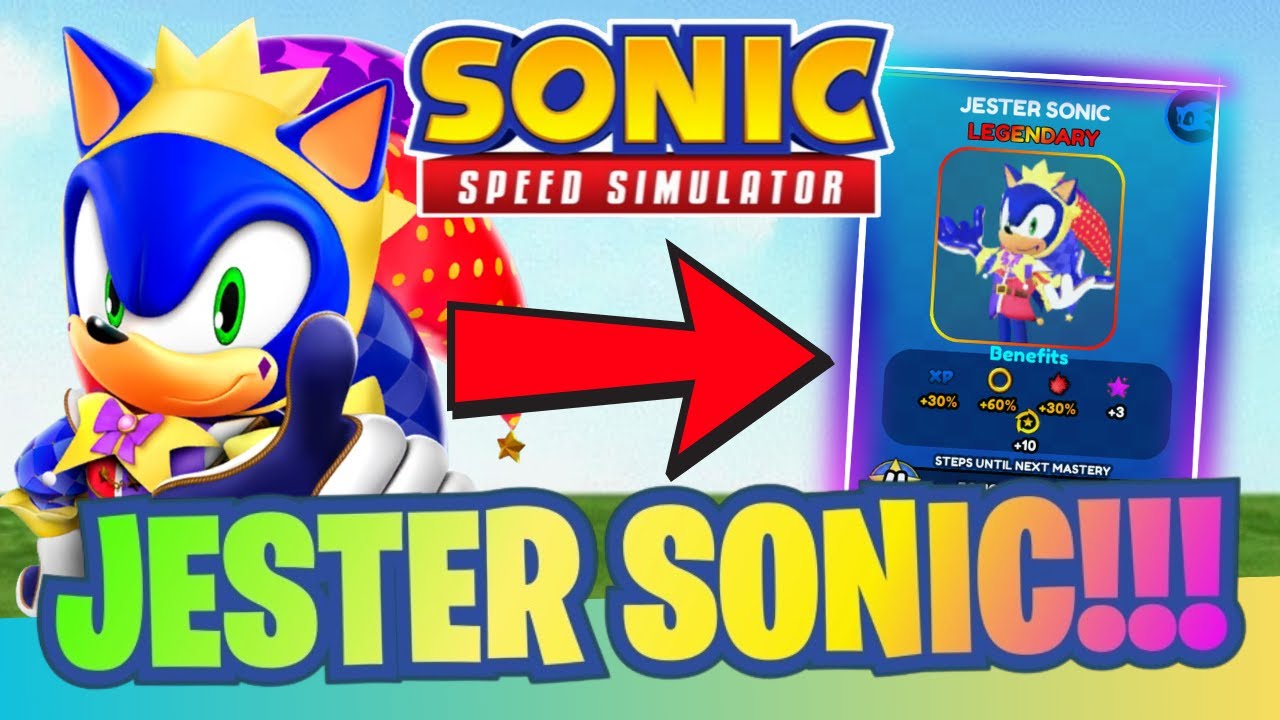 🔥🤡Unlock JESTER Sonic FAST in SONIC SPEED SIMULATOR!!!🤡🔥 - YouTube