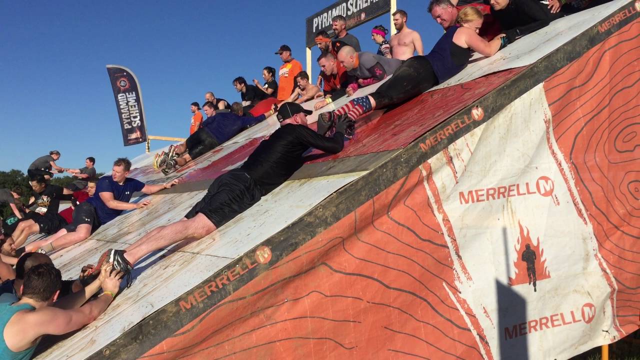 2016 Tough Mudder Dallas - Pyramid Scheme - YouTube