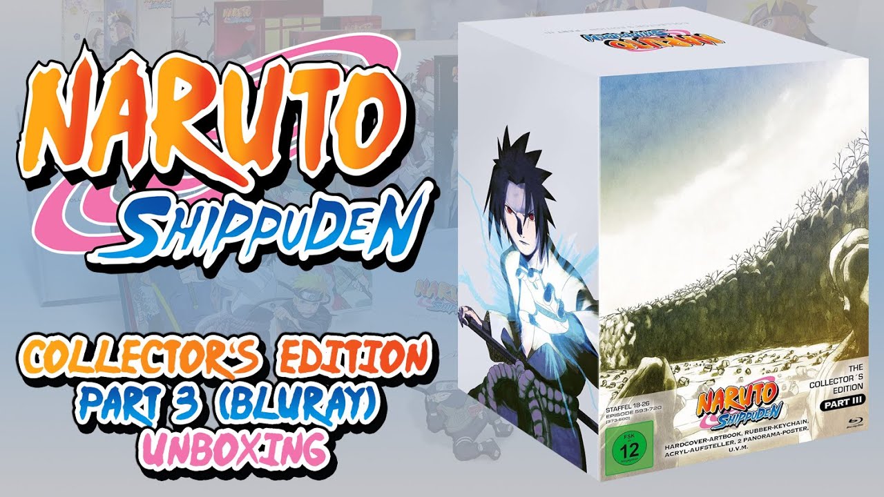 Naruto Shippuden - Collector's Edition Part III Blu-ray Unboxing KSM ...