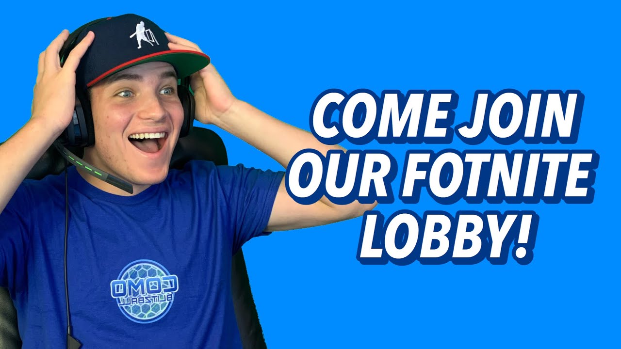 COME JOIN OUR FORTNITE LOBBY! LIVE! - YouTube