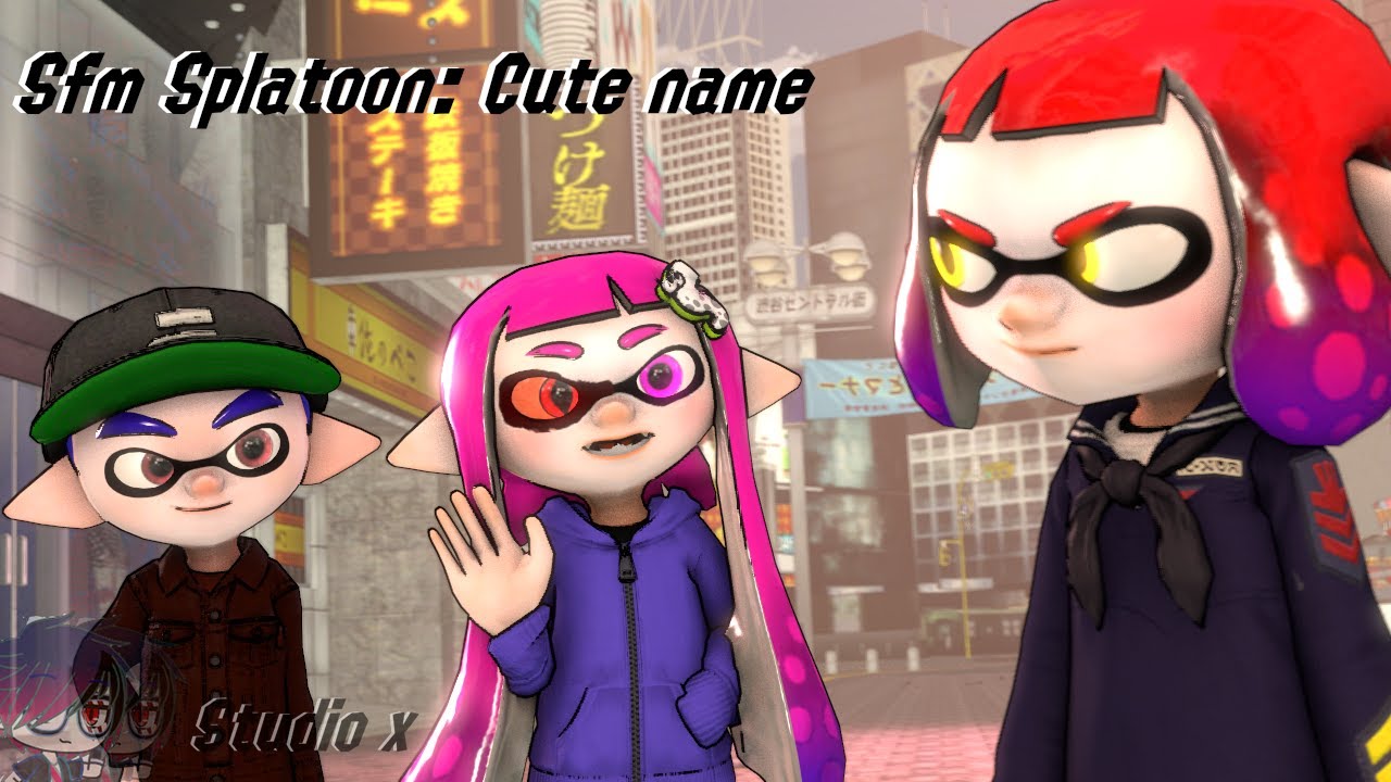 Sfm Splatoon: Cute name #arcbuzzone2kcollab entry - YouTube