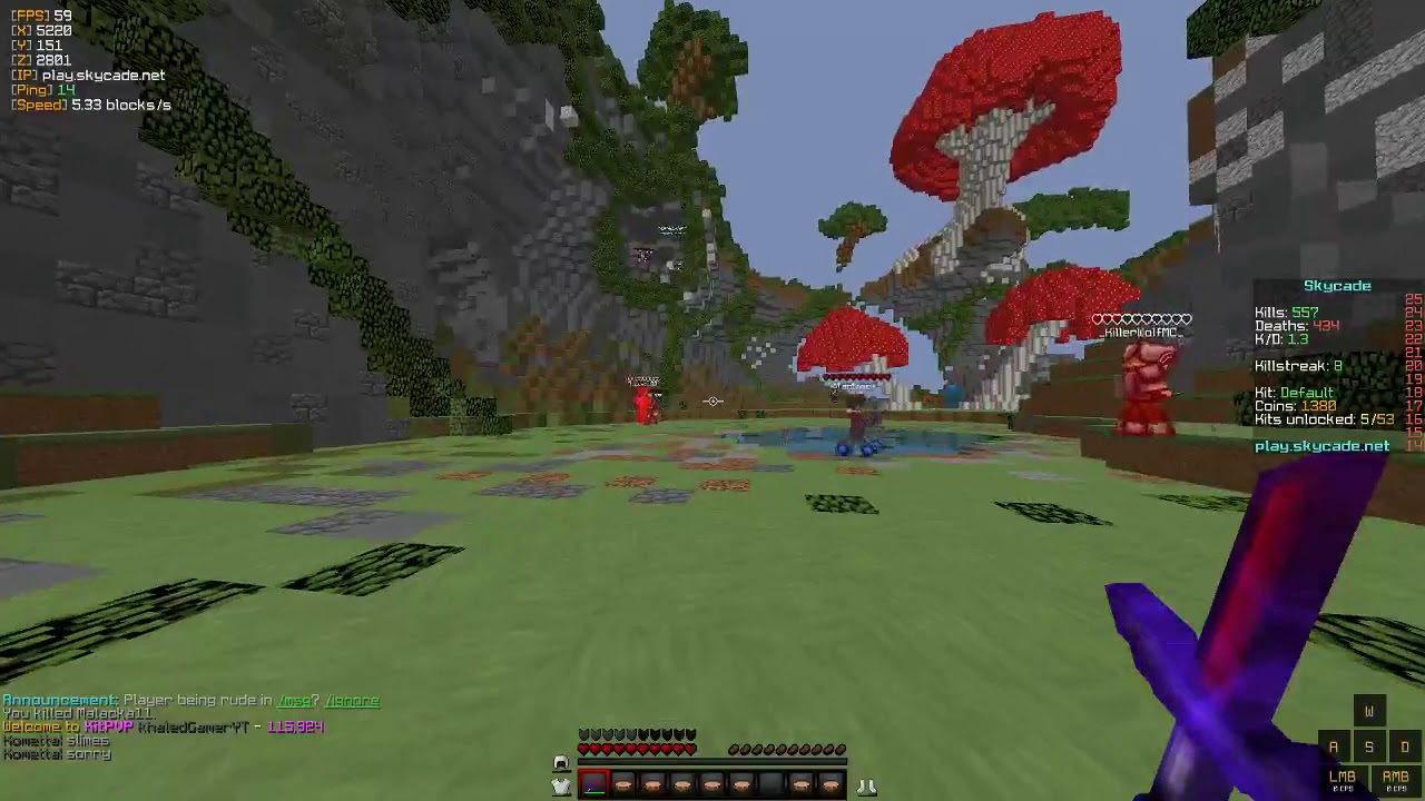 hax0r on play.skycade.net - YouTube