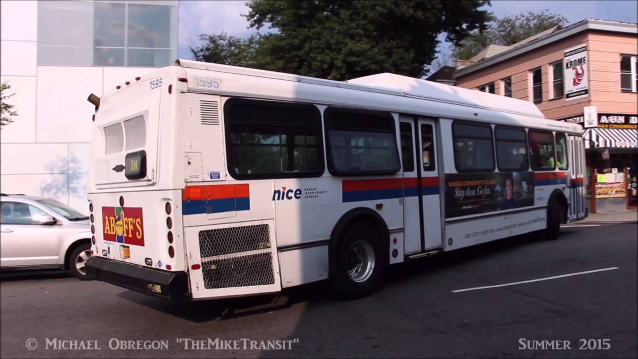 NICE Bus 2000 Orion V CNG #1595 NIS at Jamaica 165th Street Terminal ...