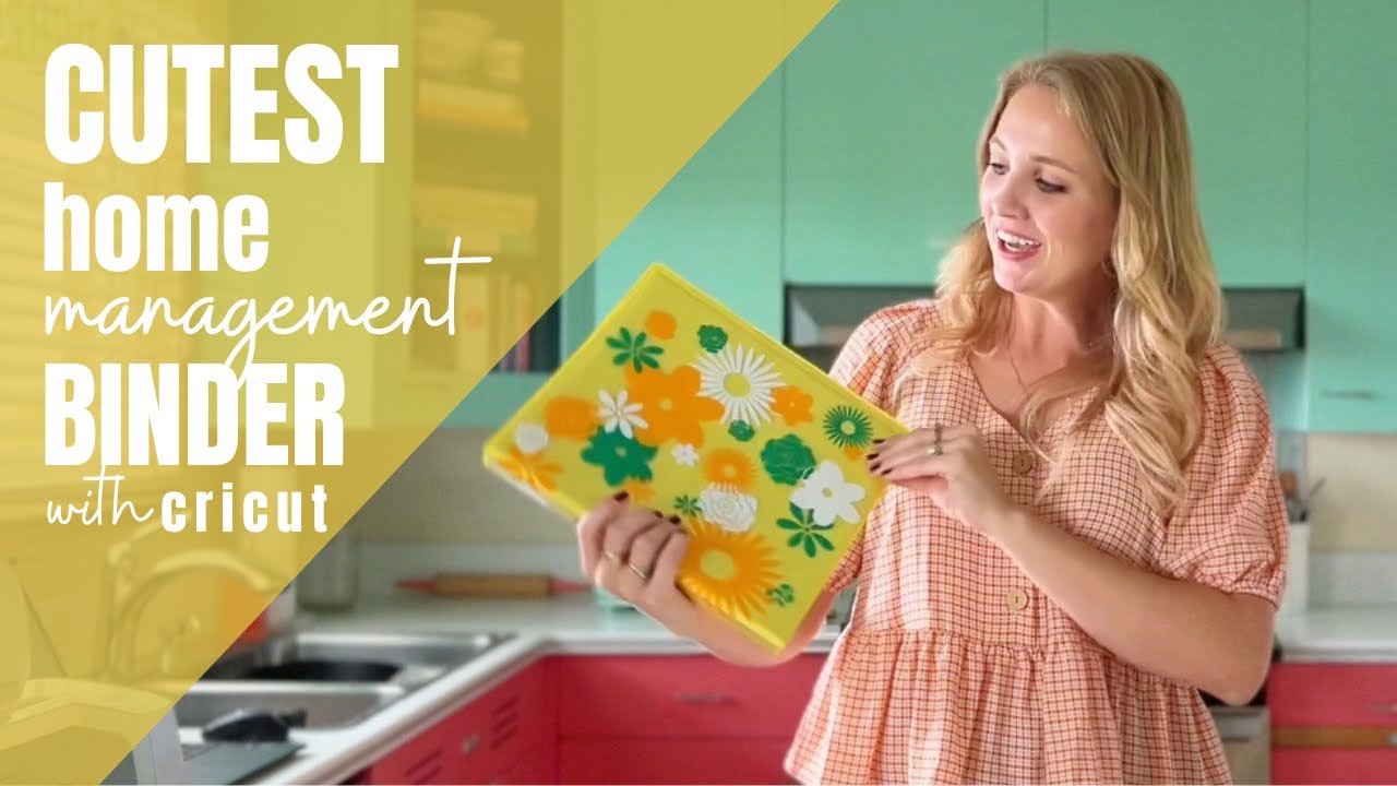 DIY Home Management Binder Using Cricut Maker 3 - YouTube