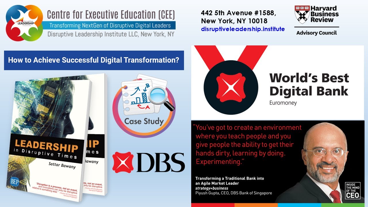Best Practices of Digital Transformation (DT/DX): DBS Bank Case Study ...
