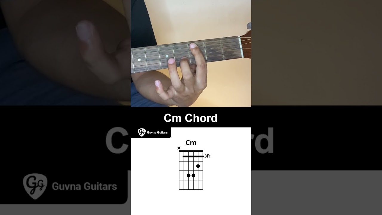 Cm Guitar Chord How To Play C#m Chord On Acoustic Guitar | C Sharp