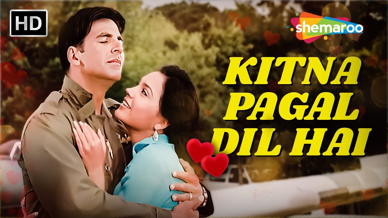 Kitna Pagal Dil Hai | Andaaz (2003) | Kumar Sanu Super Hit Romantic ...