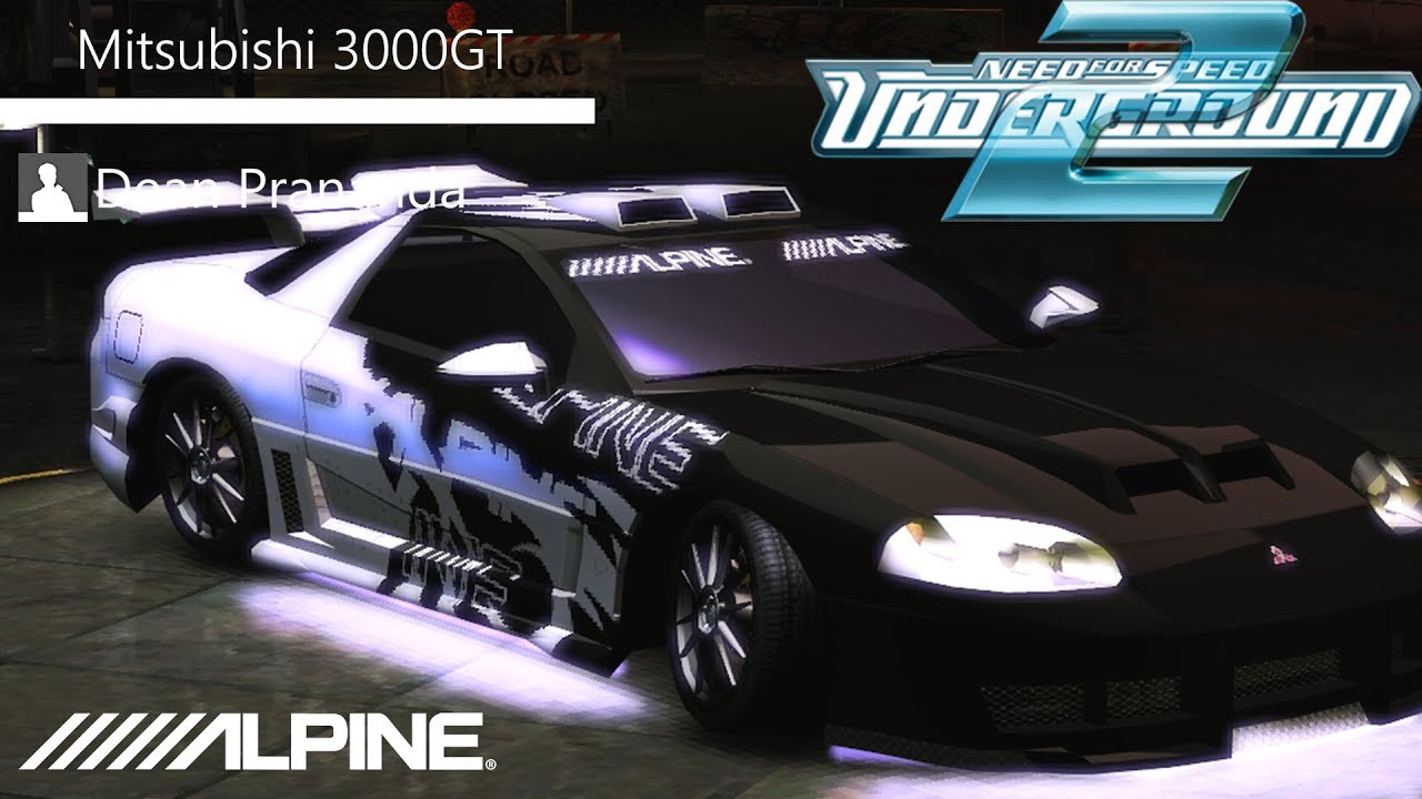 NFS Underground 2 : Mitsubishi 3000GT Tuning - YouTube