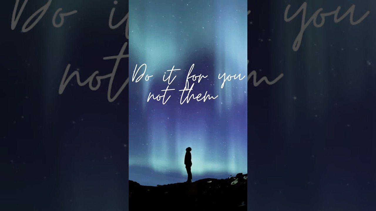 Do it for YOU, not them#motivationalquotes #motivationalvideo # ...