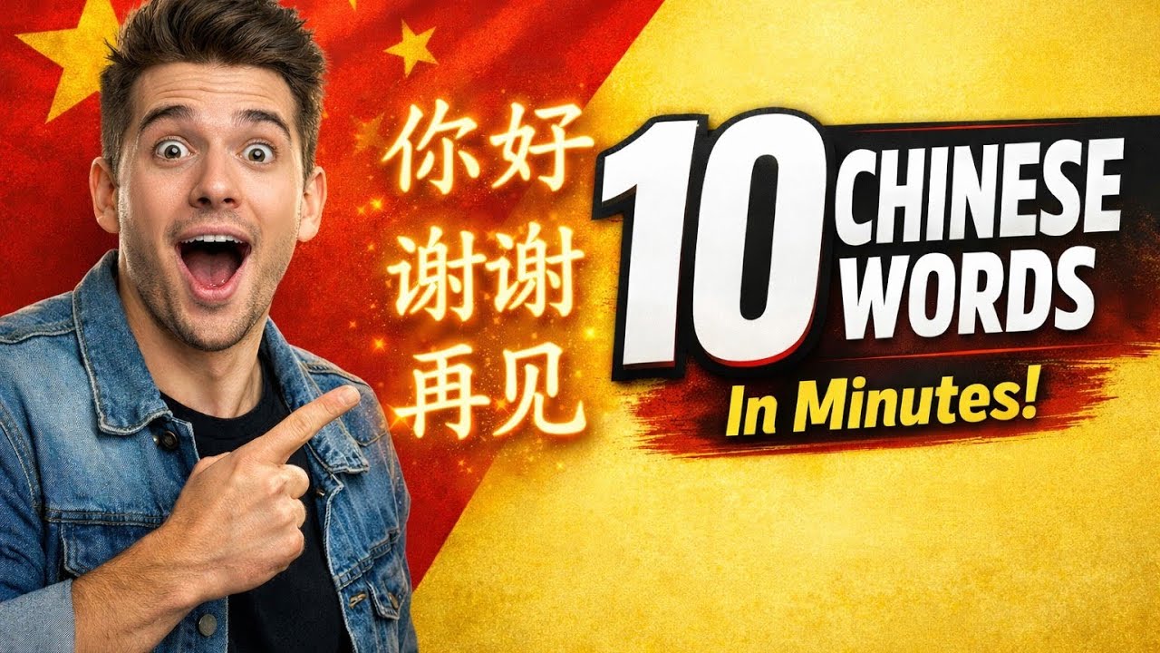 Learn 10 Essential Chinese Words for Beginners | Mandarin Vocabulary ...