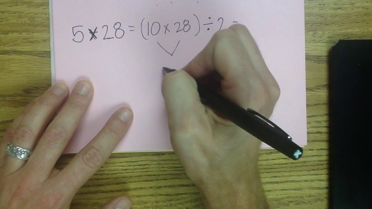 Half Tens Facts example 2 - YouTube