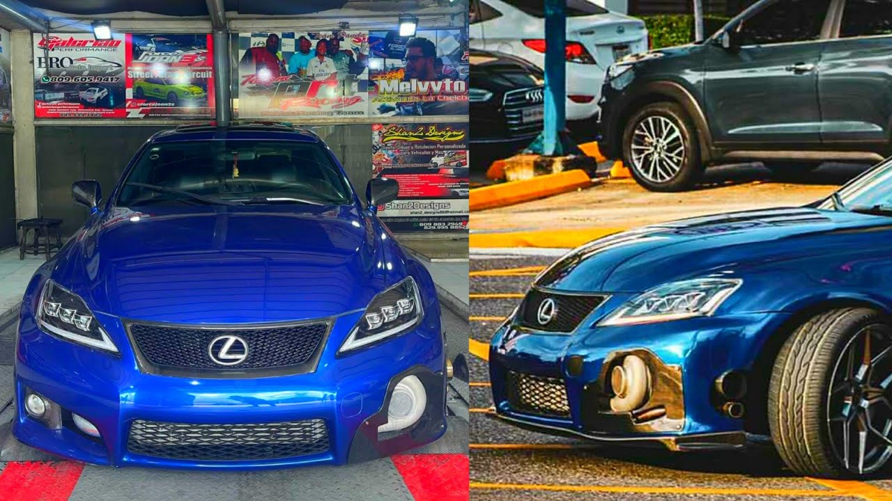 LEXUS ISF TURBO| burnout, donut and drive - YouTube