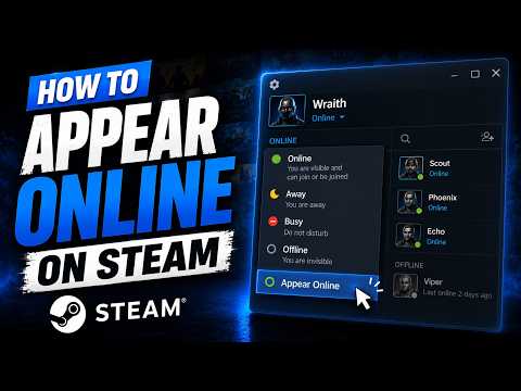 How to Change Status to Online on Steam (Easy Tutorial)