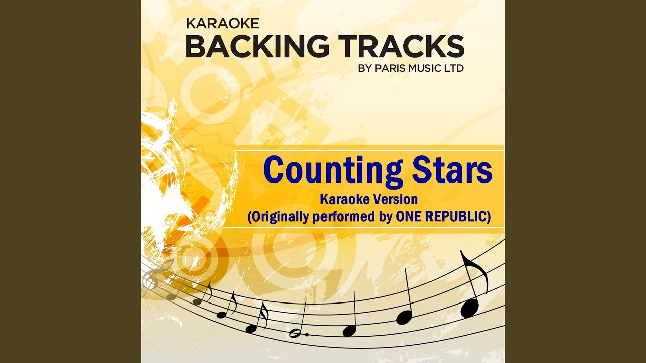 Counting Stars (Originally Performed By One Republic) (Karaoke Version ...