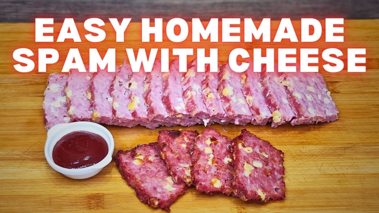 Easy Homemade Spam with Cheese - YouTube