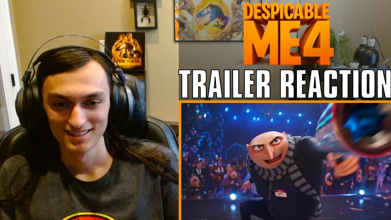 Despicable Me 4 Official Trailer Reaction - YouTube