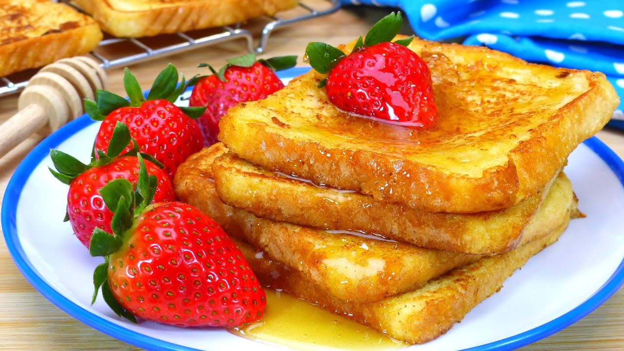 Tostadas Francesas 👌¡100% SALUDABLES! - YouTube