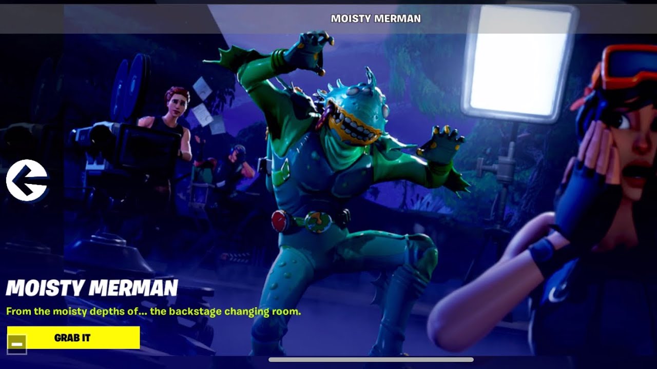 Moisty Merman Is Back! (Fortnite Item Shop Review) - YouTube