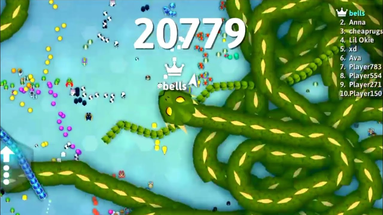 SNAKE.IO 🐍😱 - MOST SATISFYING SCORE - Best Epic Snake.io Gameplay # ...