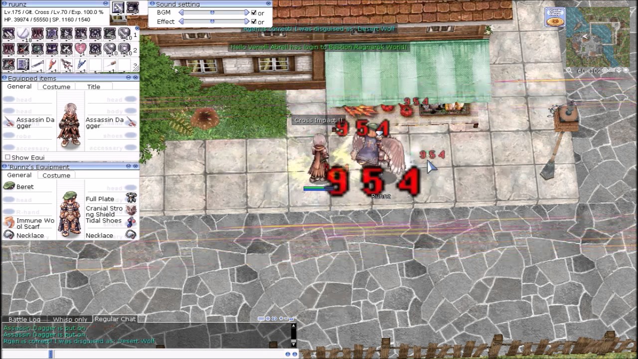 Guillotine Cross - Cross Impact ( Weapon Test ) Ragnarok Online - YouTube