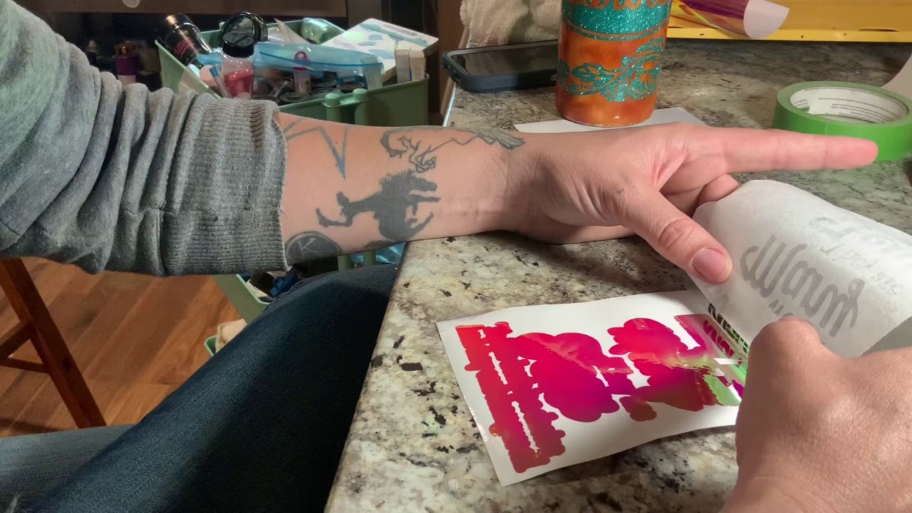 Layering Vinyl Decals 101 - YouTube