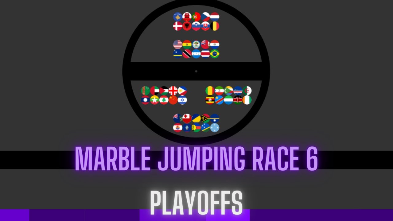 Marble Jumping Race 6 - Playoffs - YouTube