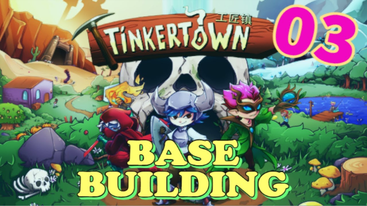 Building my base in TinkerTown #tinkertown #Multiplayersandbox #fma - YouTube