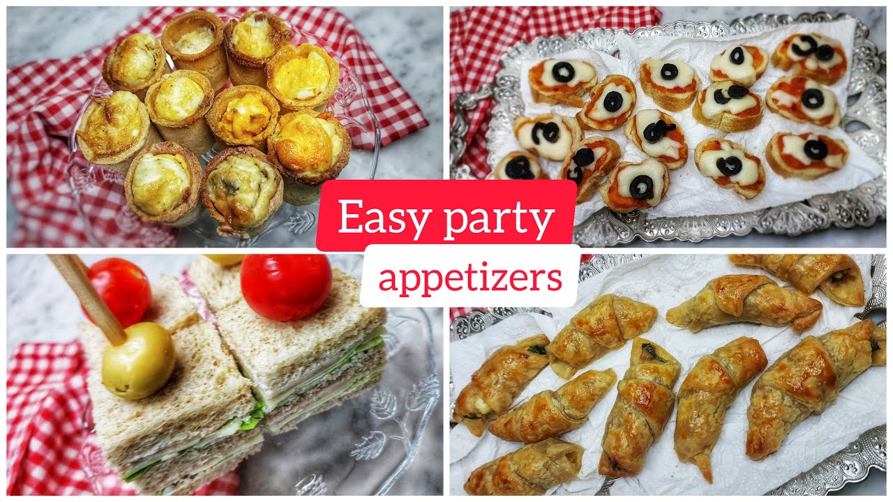 Easy and quick appetizers for parties - Party snack recipes to make at ...