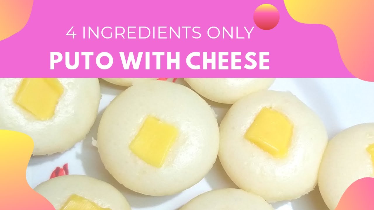 How to make Puto with cheese with 4 Ingredients Only| 5th Lockdown ...