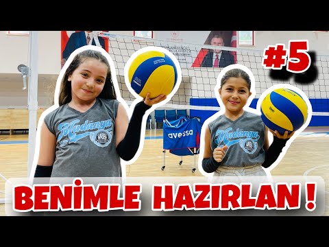KURS VLOG ! Voleybol Kursuna Benimle Hazırlan #5 !!