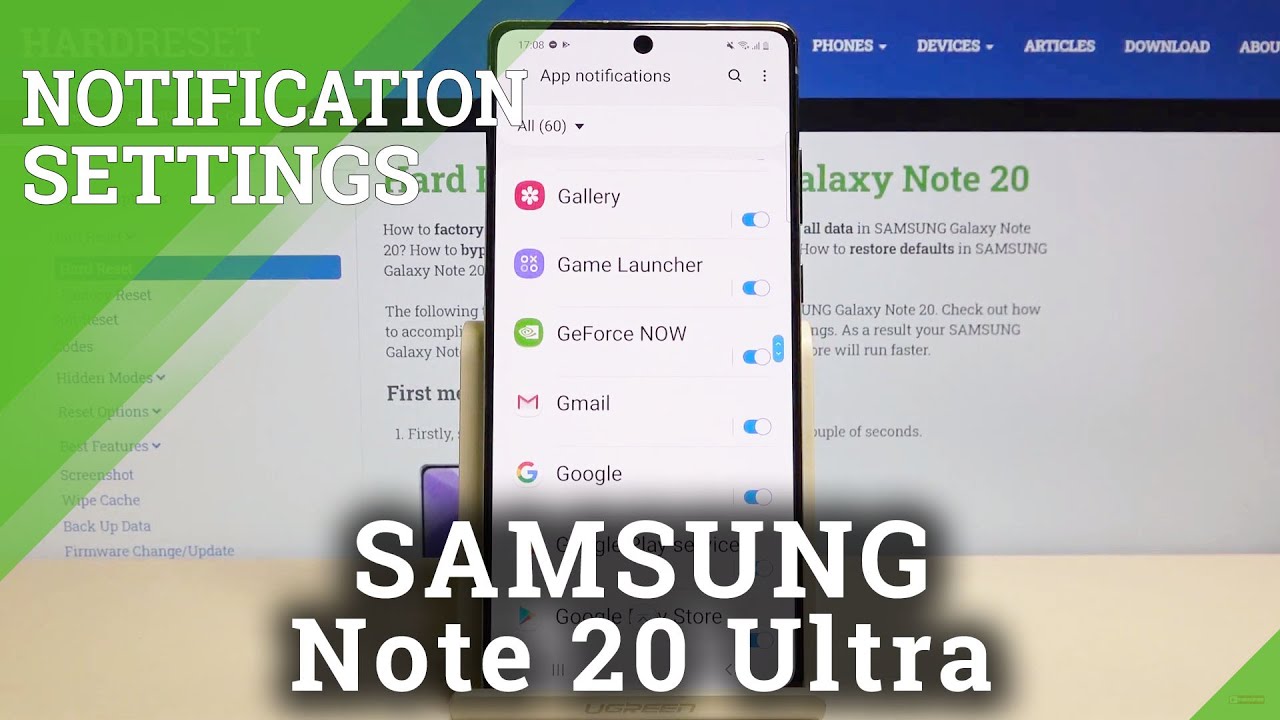 How to Personalize Notifications in SAMSUNG Galaxy Note 20 – Find ...