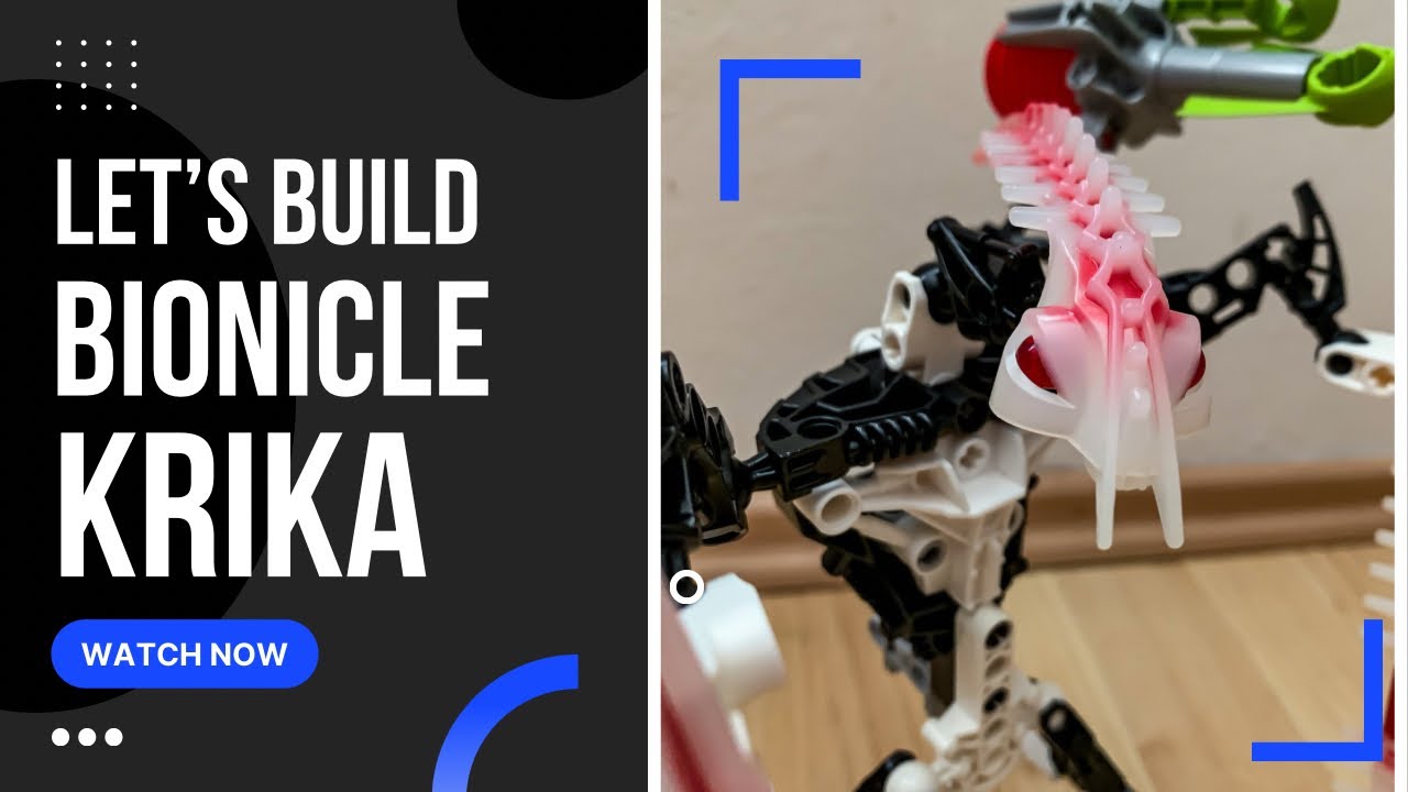 Lets Build Lego Bionicle - Krika (8694) - YouTube