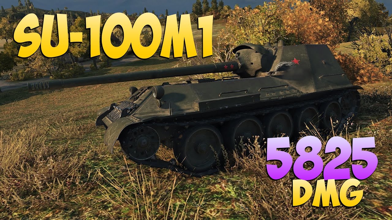 SU-100M1 - 5 Frags 5.8K Damage - Simple! - World Of Tanks - YouTube