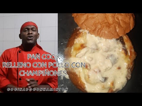 PAN COOK RELLENOS CON POLLO EN CHAMPIÑONES - YouTube