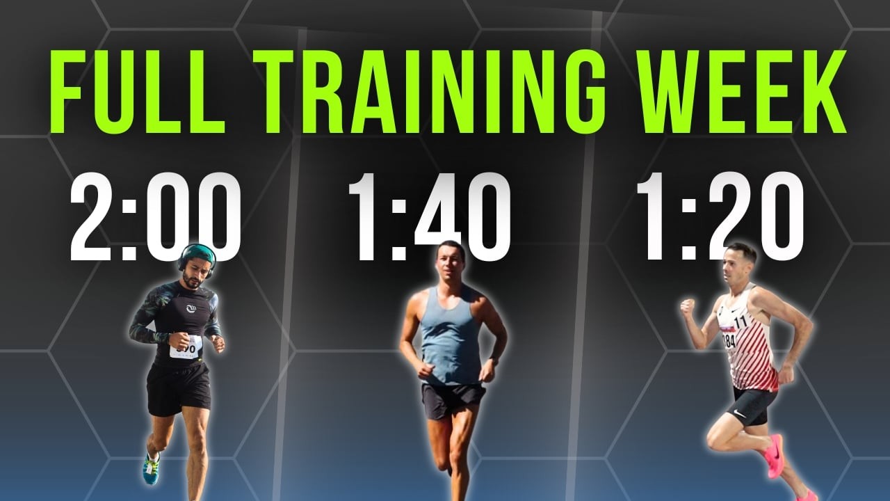 3 Levels of Half Marathon Training (2 Hour vs. 1:40 vs. 1:20 Finisher ...