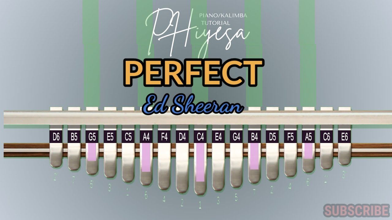 Perfect - Ed Sheeran | Kalimba Tutorial - YouTube