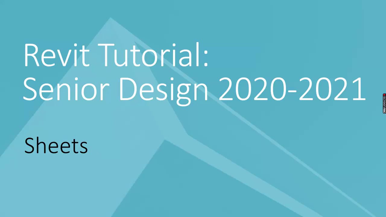 Revit Tutorial: Sheets - YouTube