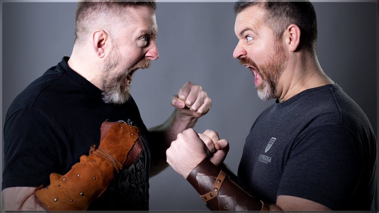 How to Build a Leather Vambrace - Who Does it Better? 1 Hour Challenge ...