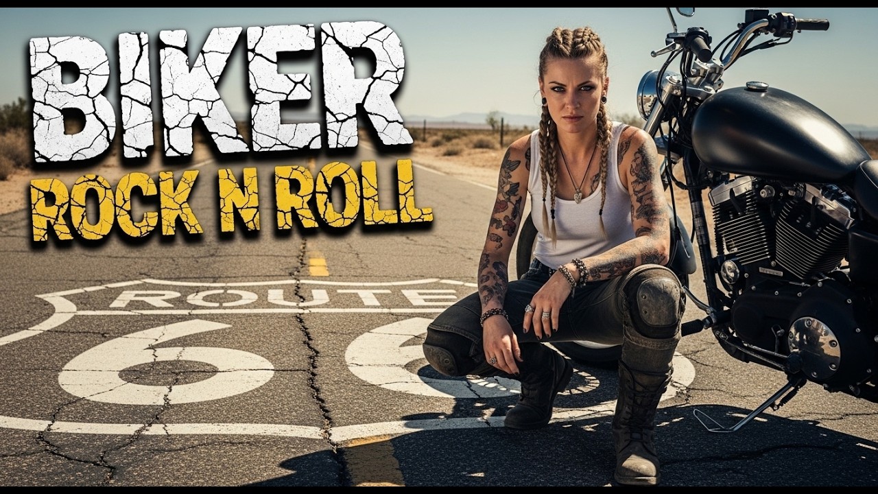 ⚡ LIVE Biker Rock N Roll – Ride Free American Highway Sound 🇺🇸 # ...